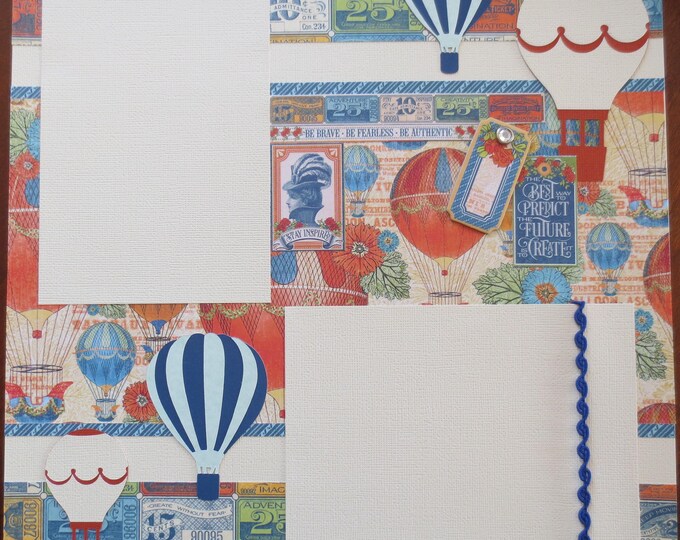 Hot Air Balloon - Balloon Festival - Park - Double Page Premade ...