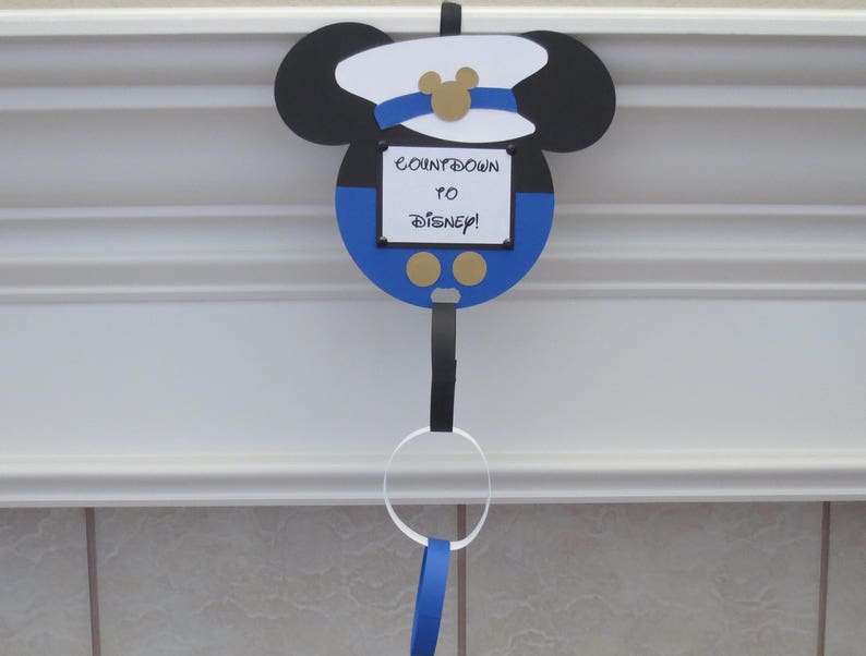 Countdown to Disney Captain Mickey Mouse Cruise Mickey - Etsy