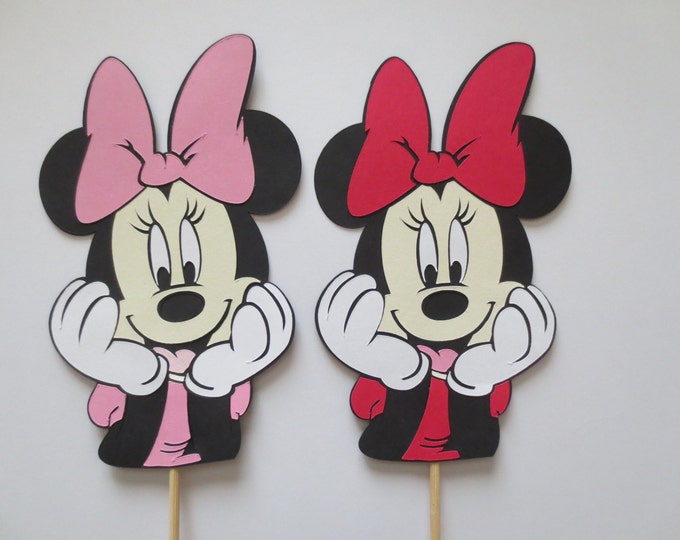 Minnie Mouse Cake Topper - Etsy