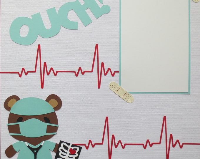 Ouch! - Doctor - Hospital - Surgery - Single Page Premade Scrapbook ...