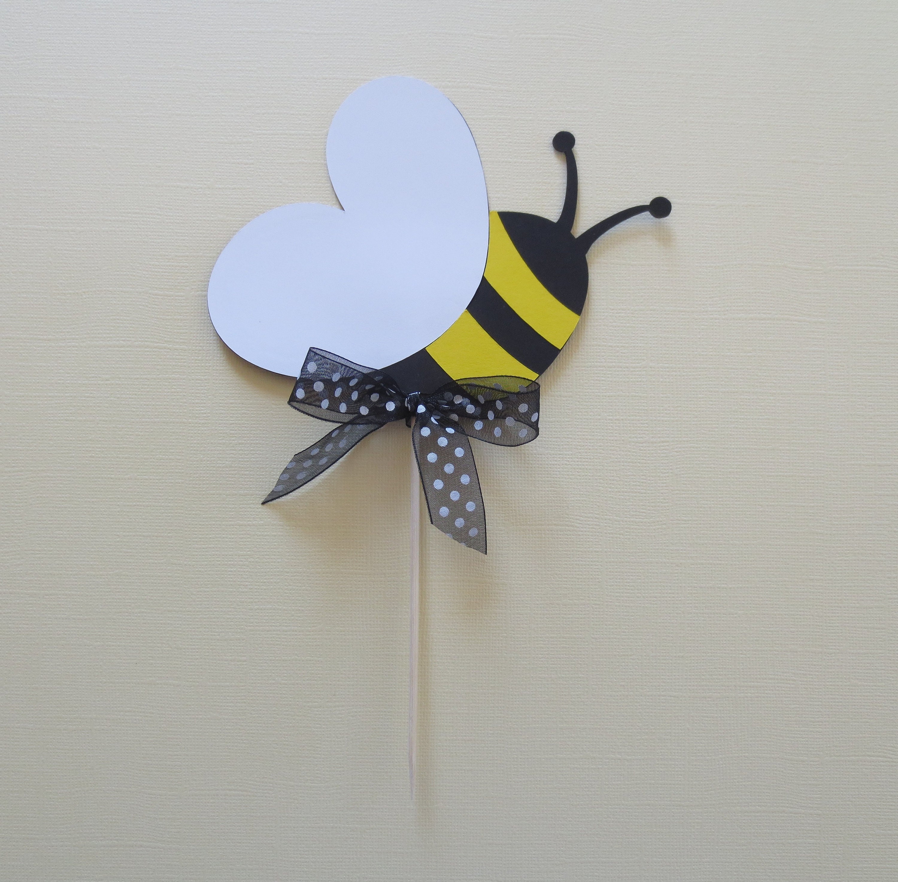 Bee Bumble Bee Themed Cake Topper | Etsy