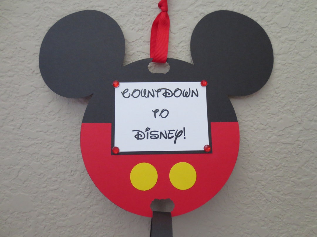 Countdown to Disney - Mickey Mouse - Etsy