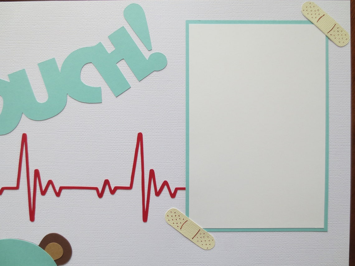 Ouch! - Doctor - Hospital - Surgery - Single Page Premade Scrapbook ...