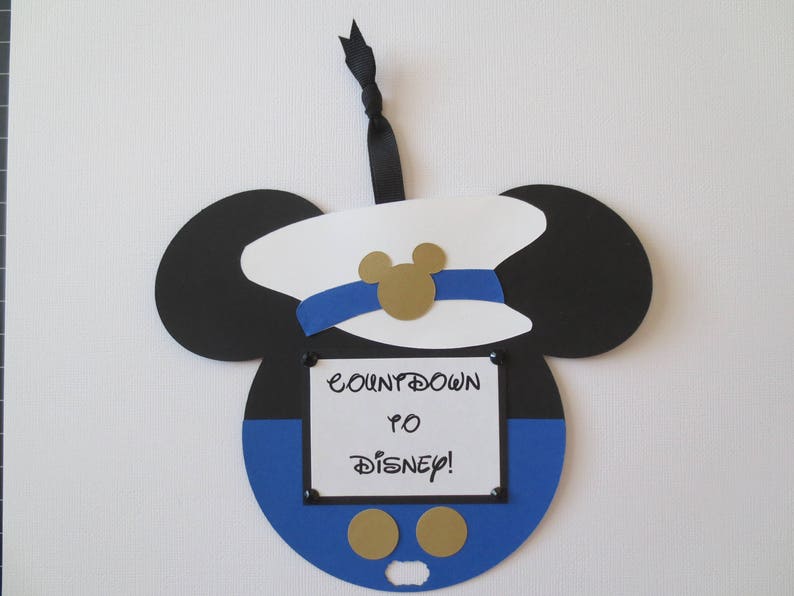 Countdown to Disney Captain Mickey Mouse Cruise Mickey - Etsy