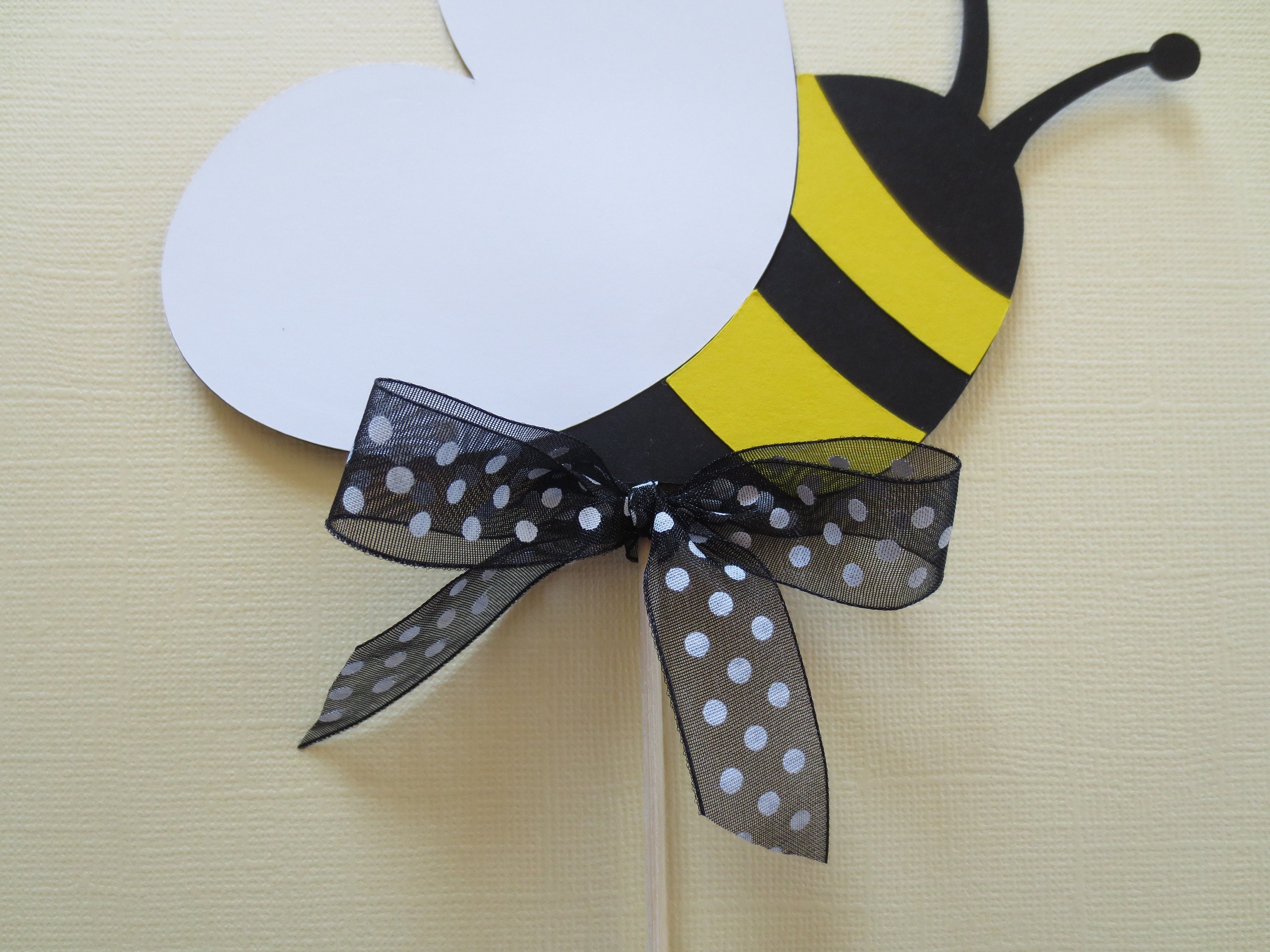 Bee Bumble Bee Themed Cake Topper | Etsy