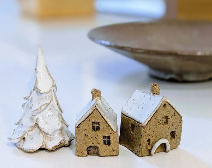 Pottery House Mini Houses Fairy House Small Cottages Housewarming Gift ...
