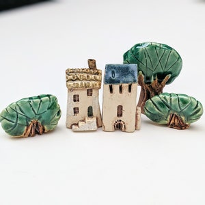 Mini Clay Tree, Pottery Trees, Ceramic Tree, Miniature Fairy Trees ...