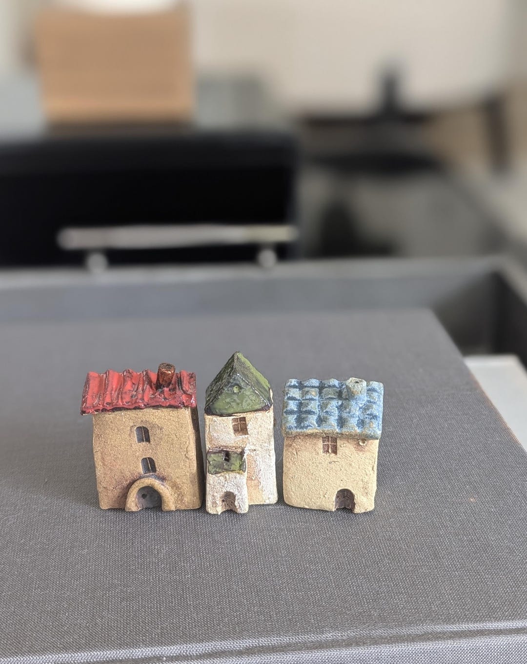 Pottery Houses, Small Houses, Tiny Clay House, Terrarium Pottery Decor ...