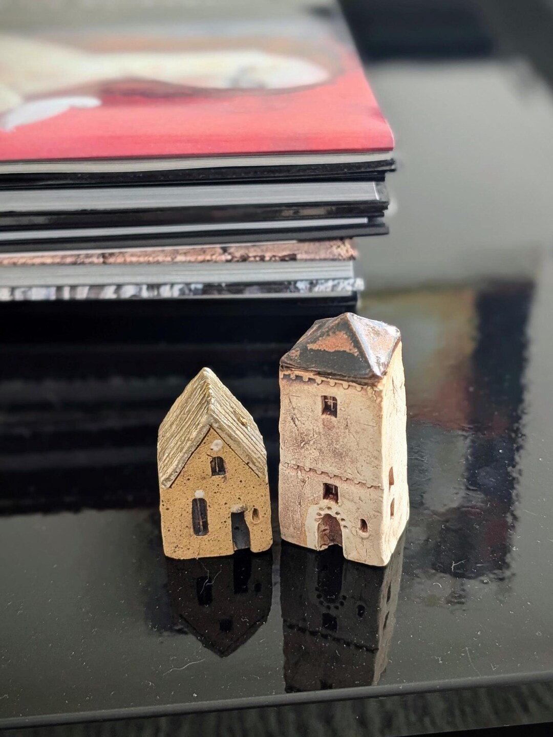 Mini Pottery Houses Little Houses Terrarium Garden Decor Fairy House ...