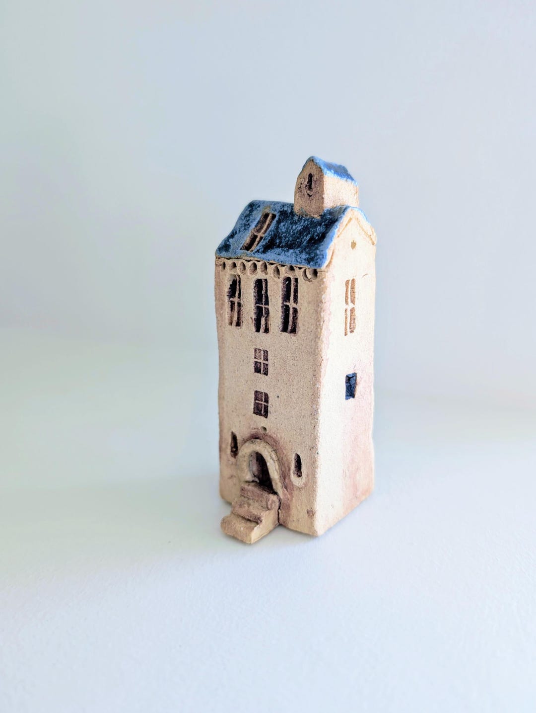 Pottery Houses, Small Houses, Tiny Clay House, Terrarium Decor, Mini ...