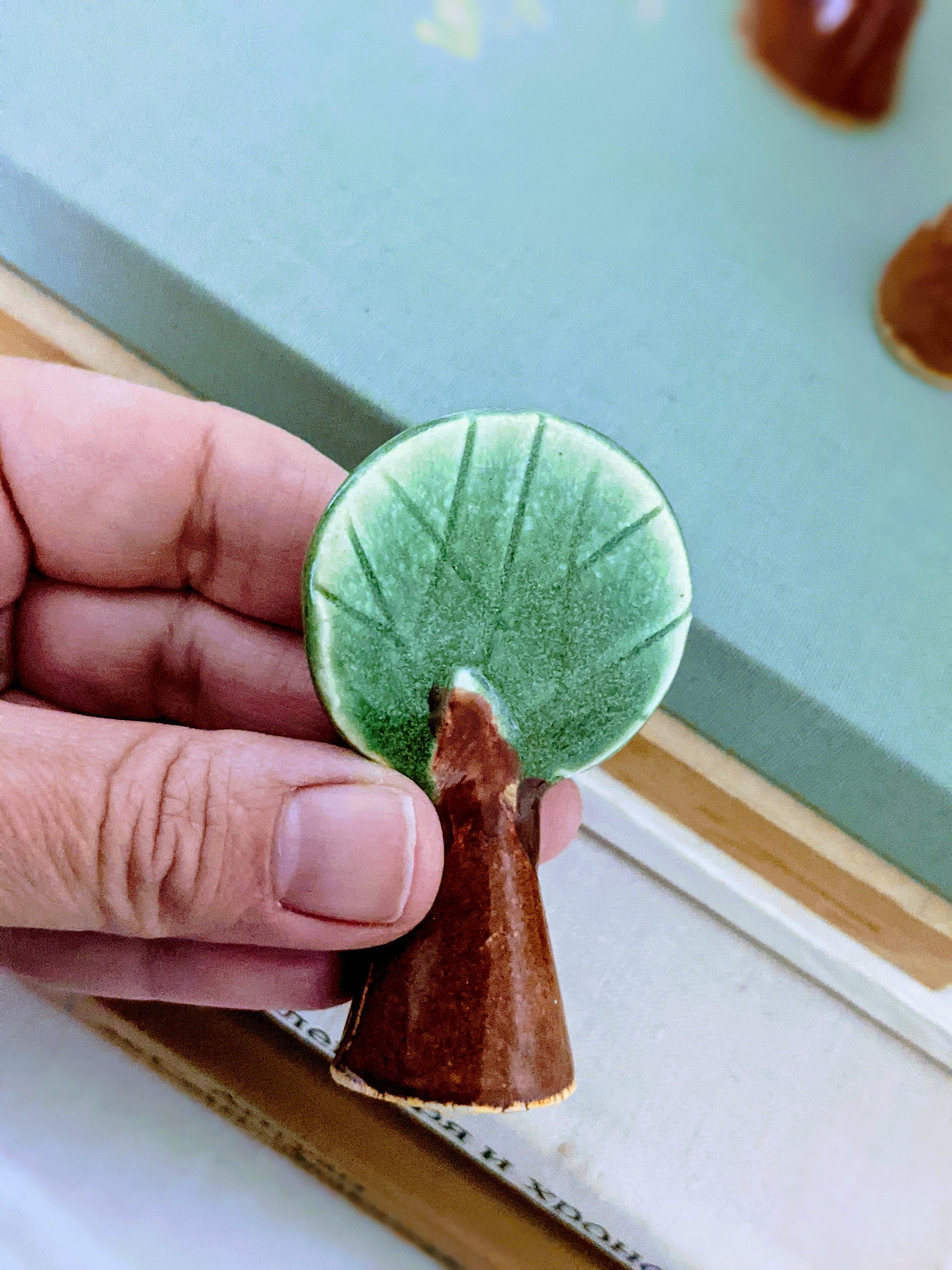 Mini Clay Tree Small Clay Trees Ceramic Tree Miniature | Etsy