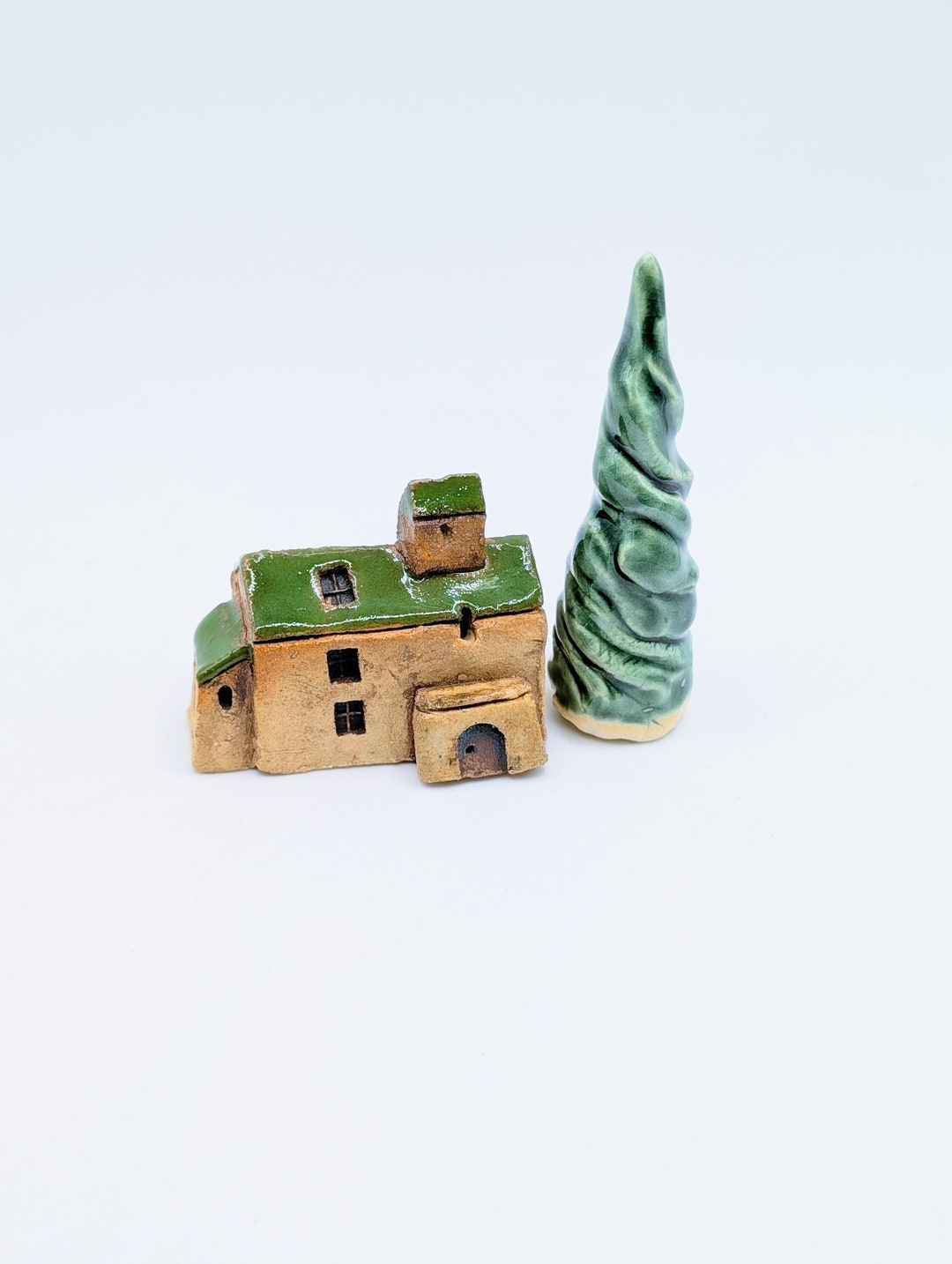 Pottery Houses, Miniature Ceramic Houses, Great Gift, Small Houses ...