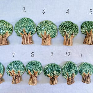 Mini Clay Tree, Pottery Trees, Ceramic Tree, Miniature Fairy Trees ...