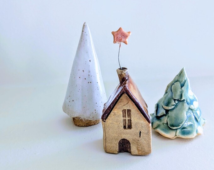 Pottery House Mini Houses Fairy House Small Cottages Housewarming Gift ...