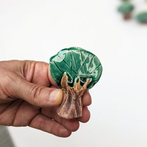 Mini Clay Tree Pottery Trees Ceramic Tree Miniature Fairy - Etsy