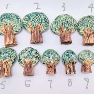 Mini Clay Tree, Pottery Trees, Ceramic Tree, Miniature Fairy Trees ...
