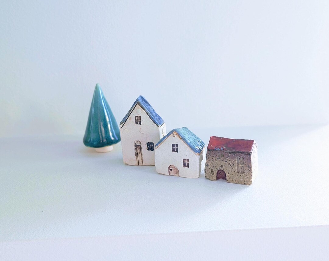 Little House, Pottery House, Tiny House, Miniature House, Ceramic ...