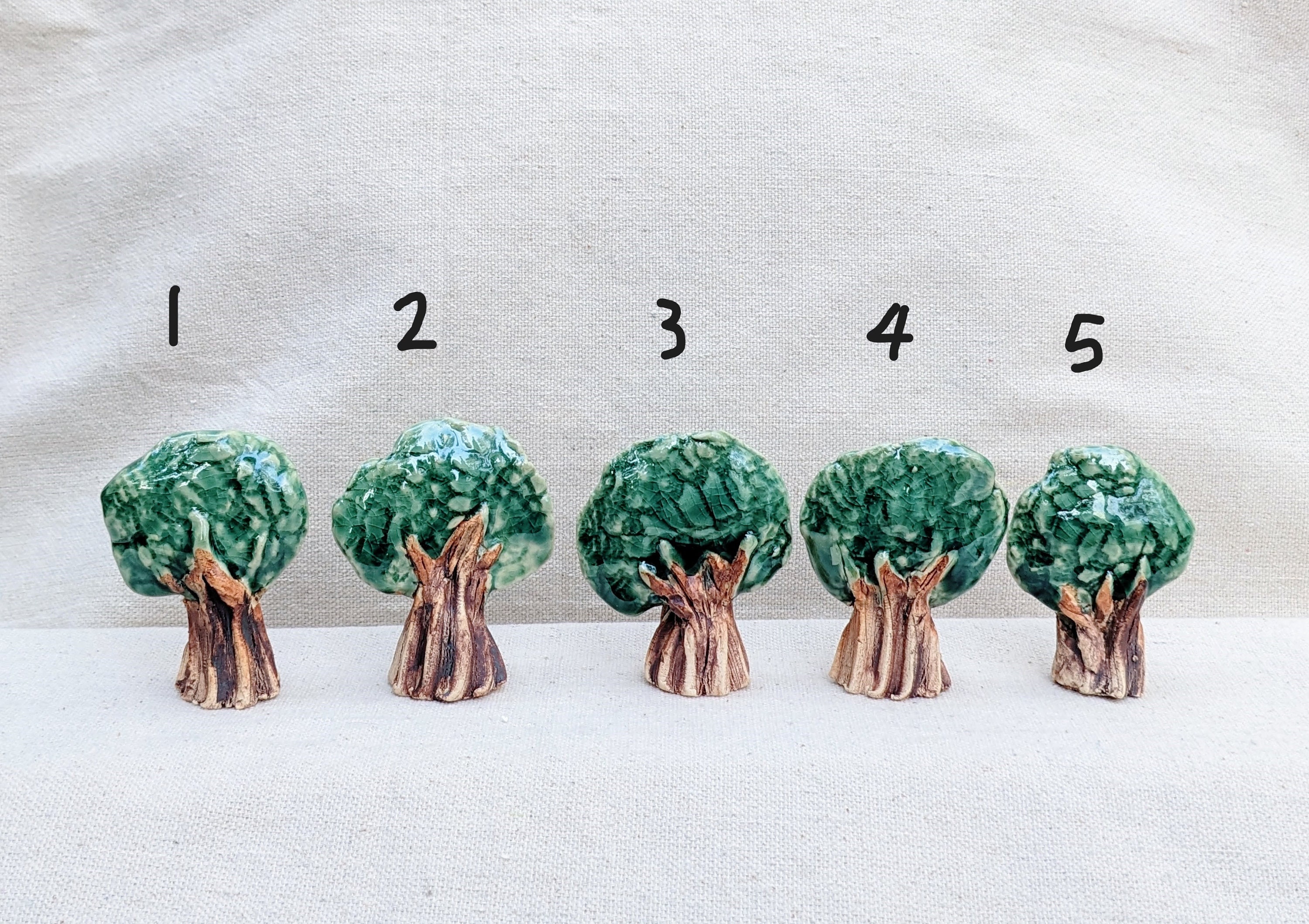 Mini Clay Tree Pottery Trees Ceramic Tree Miniature Fairy - Etsy UK