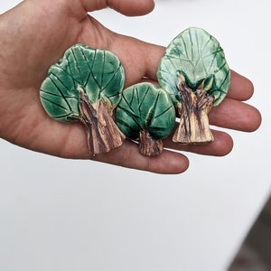 Mini Clay Tree, Pottery Trees, Ceramic Tree, Miniature Fairy Trees ...