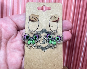 Arcane League of Legends Inspired Jinx and Vi Cute Chibi Earrings ...