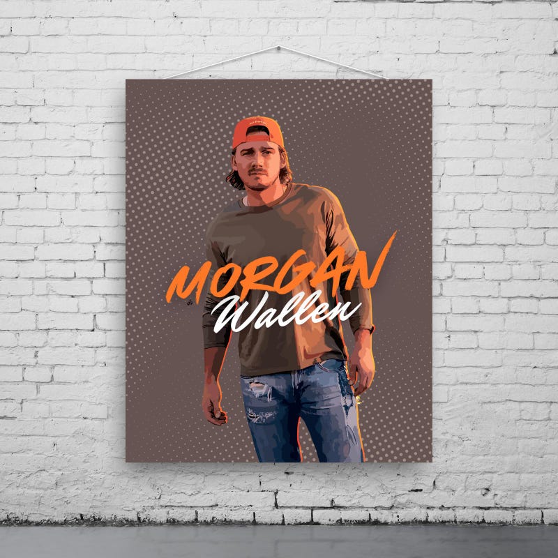 Morgan Wallen Posters - Etsy