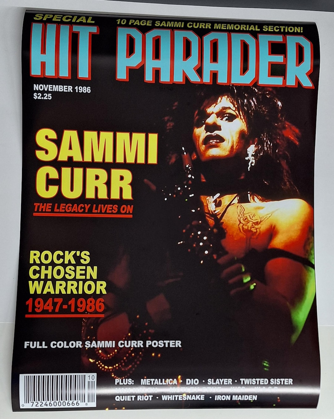 30x20" Poster- Hit Parader Magazine - 1986 Trick or Treat - Ragman ...