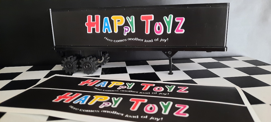 2 Happy Toyz Maximum Overdrive Semi Trailer Stickers for Stomper Semi - Etsy