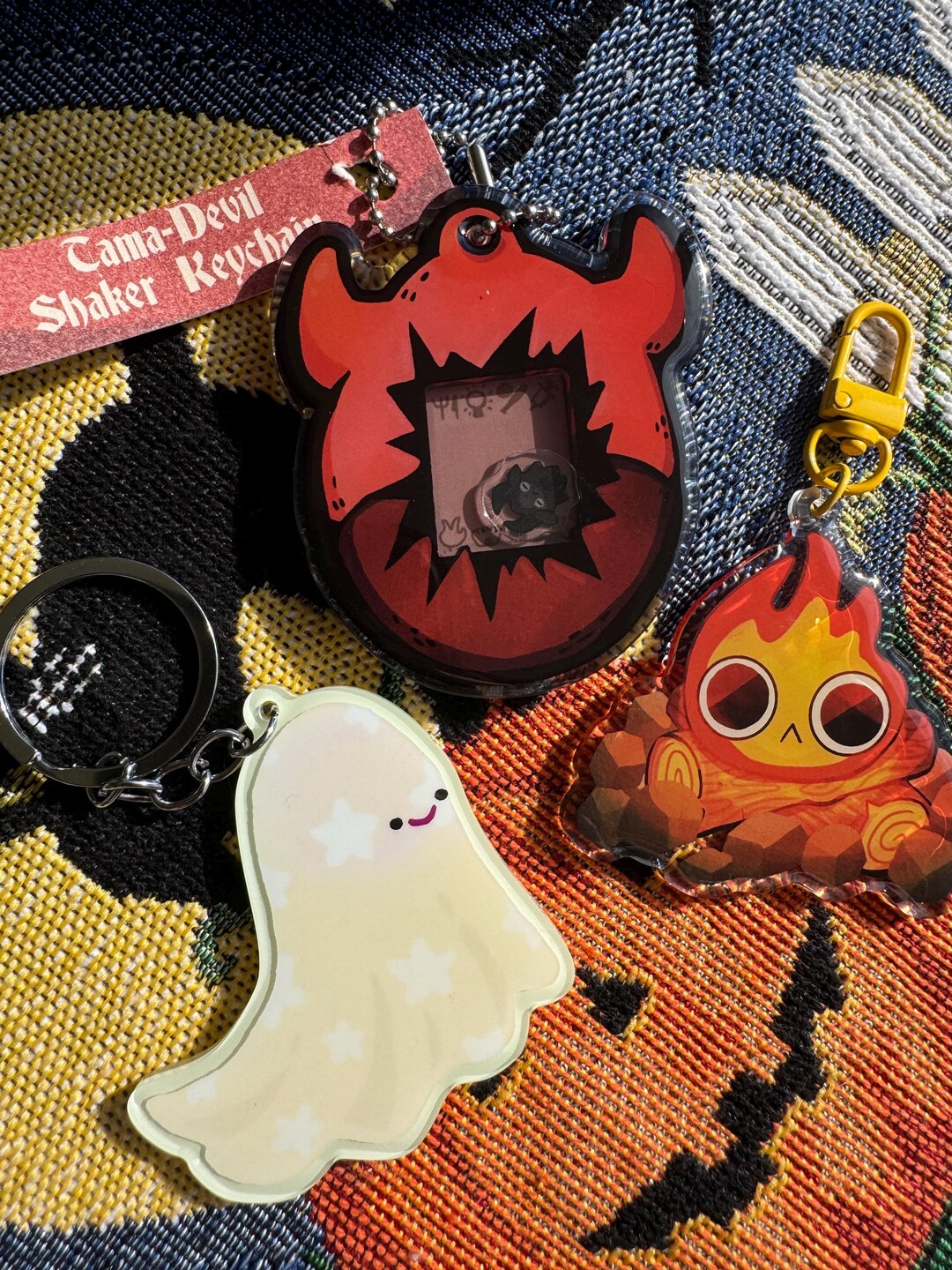 Spooky Acrylic Keychains - Etsy