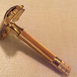1946 Gillette Milord Tech Gold Safety Razor - Etsy