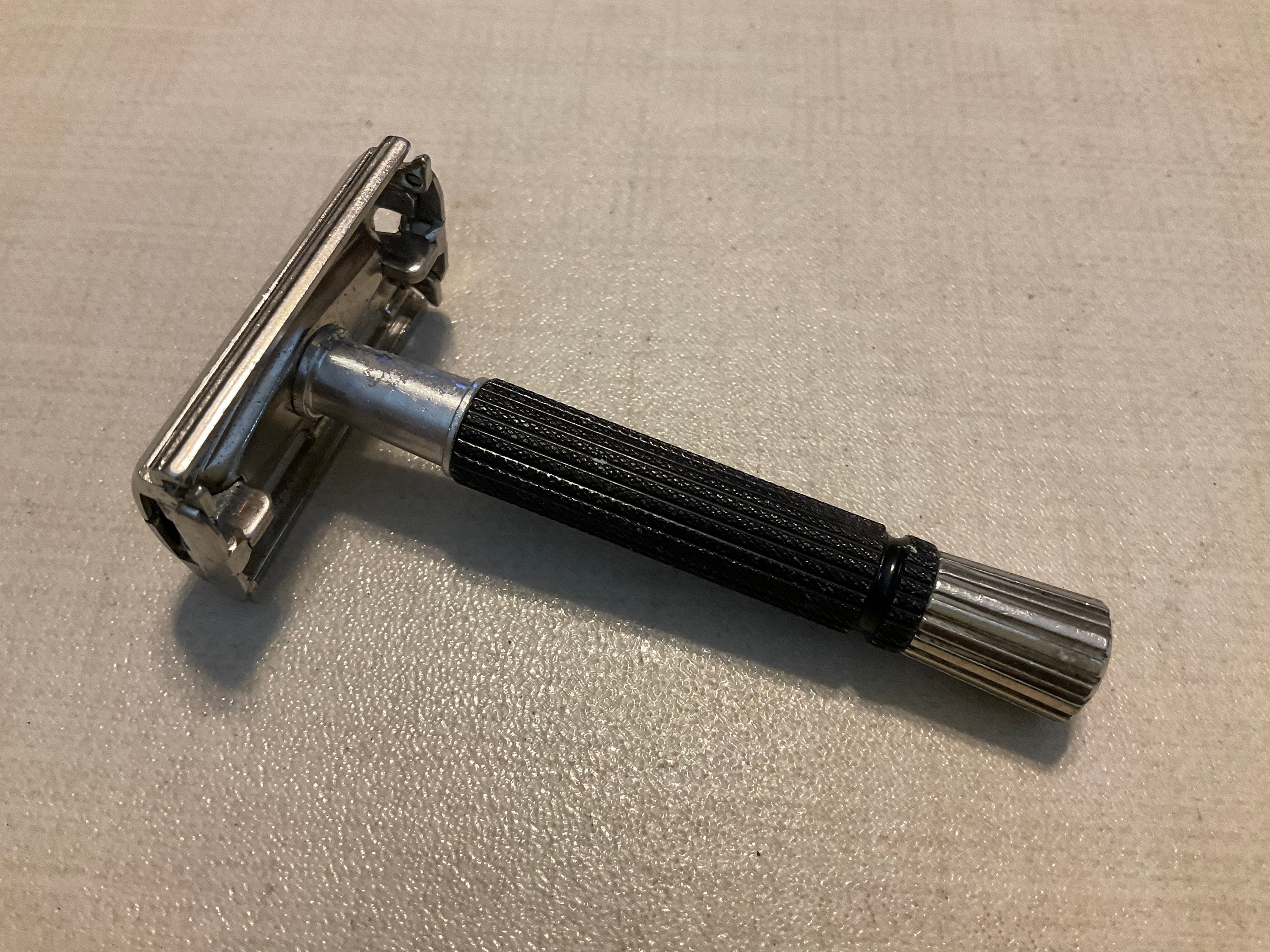 1966 Gillette Black Handle Super Speed Flair Tip DE Safety - Etsy