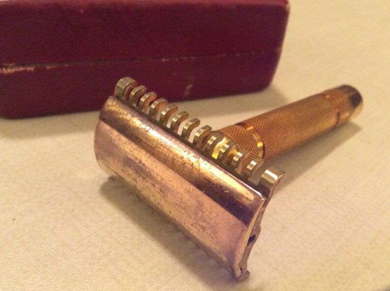 Gillette Long Comb new Type Safety Razor in Case - Etsy