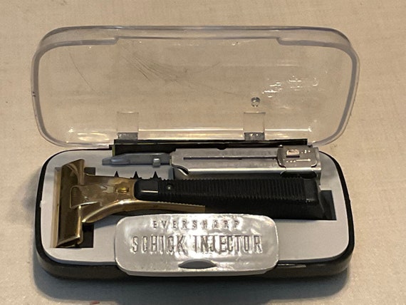 Schick Eversharp Hydro-magic Injector Safety Razor With Case - Etsy