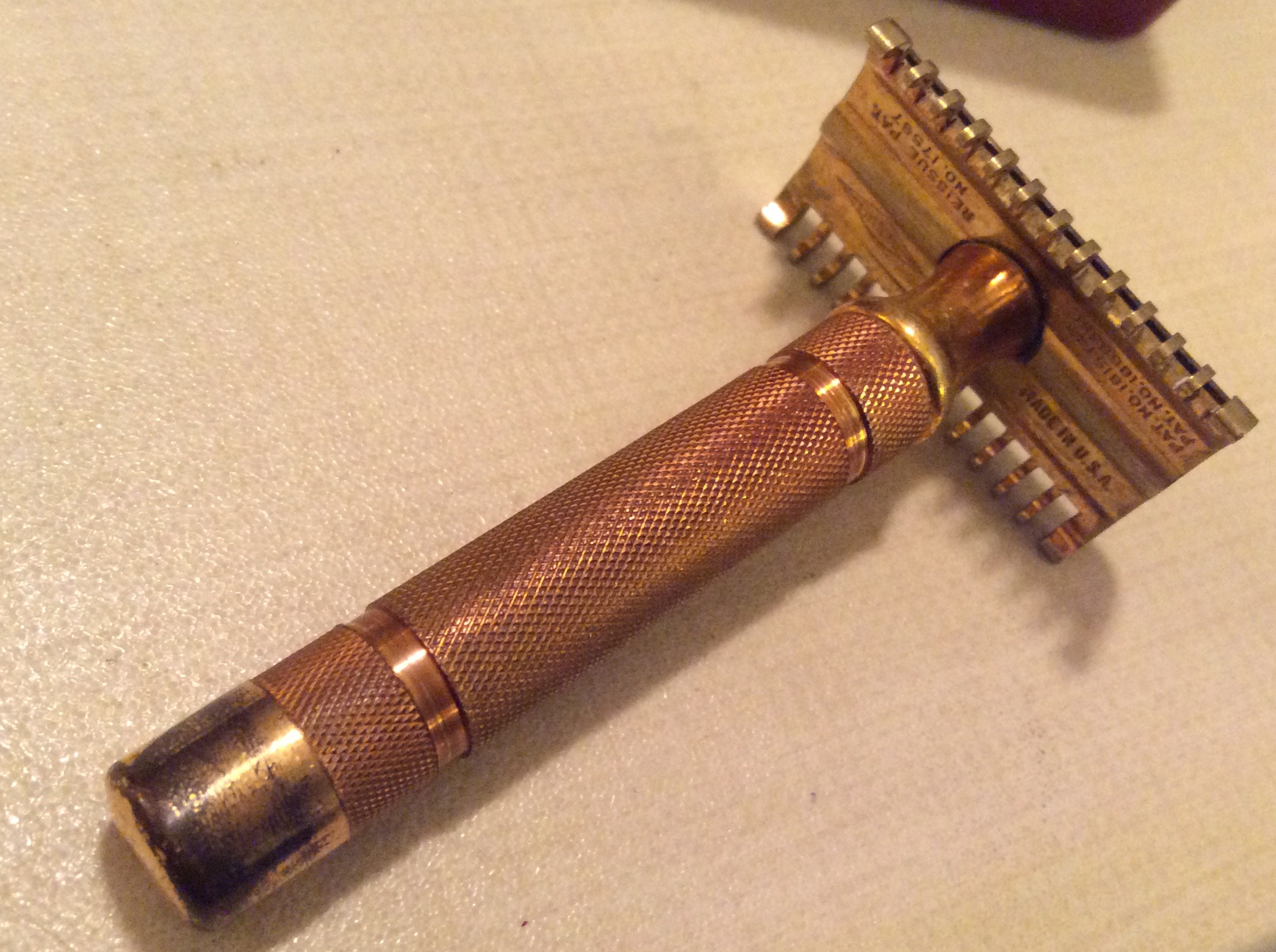 Gillette Long Comb new Type Safety Razor in Case - Etsy