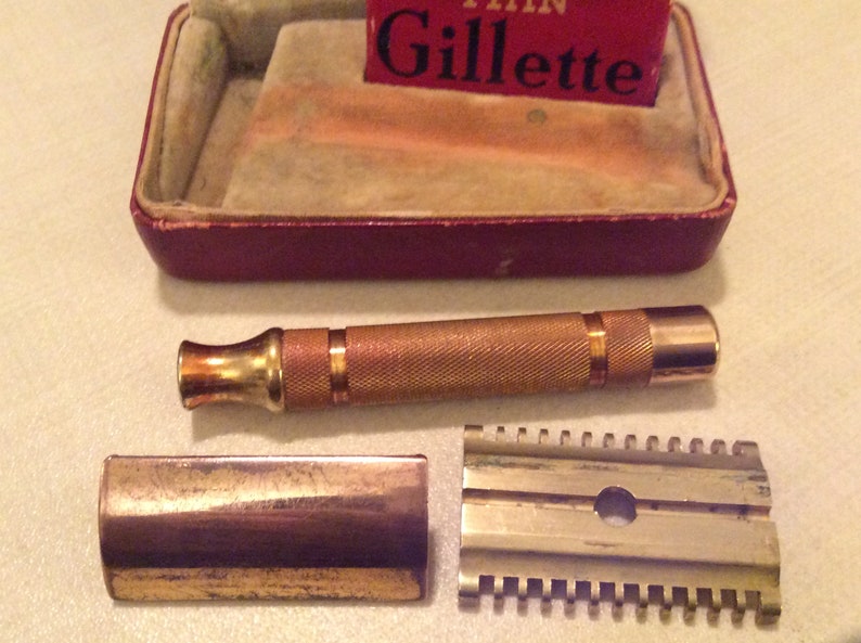 Gillette Long Comb new Type Safety Razor in Case - Etsy