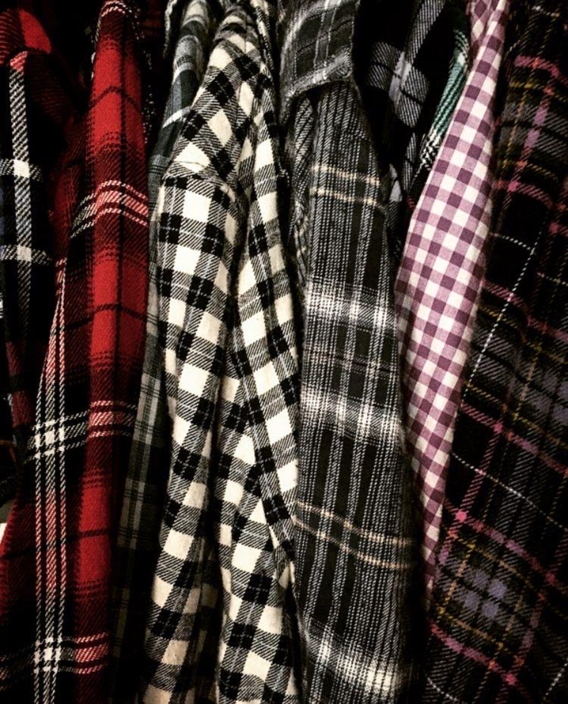 Mystery Vintage Plaid Flannel Shirt Bundle – Cozy Thrifted Layers - Etsy