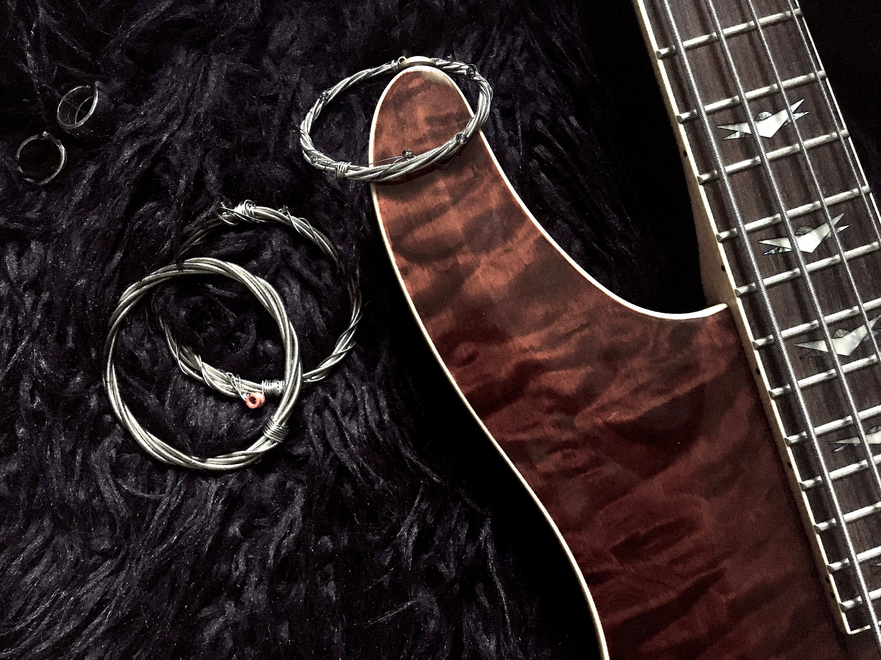 Electric Bass String Bangle - Etsy