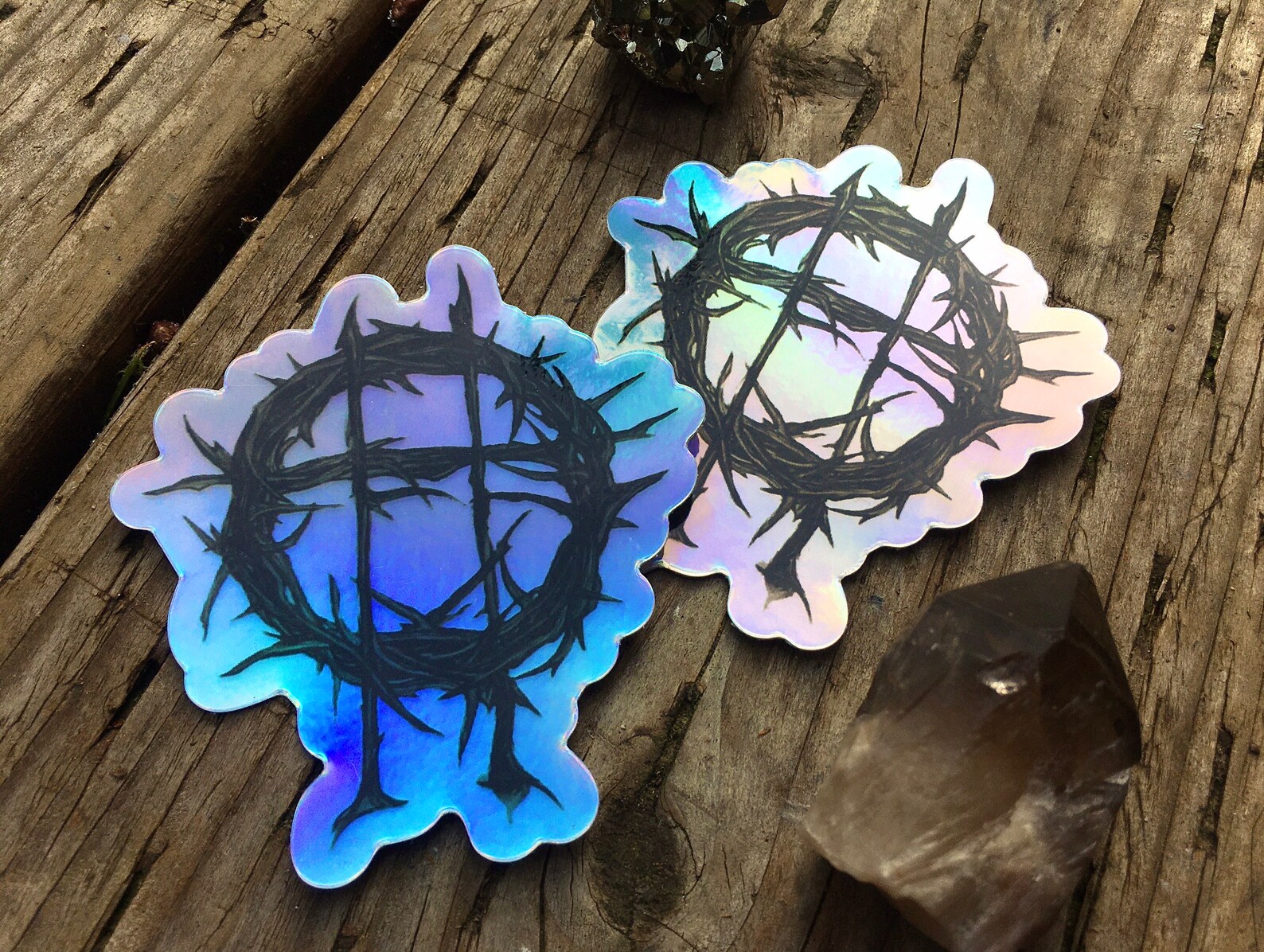 Protection & Self-love Sigil Holographic Stickers - Etsy