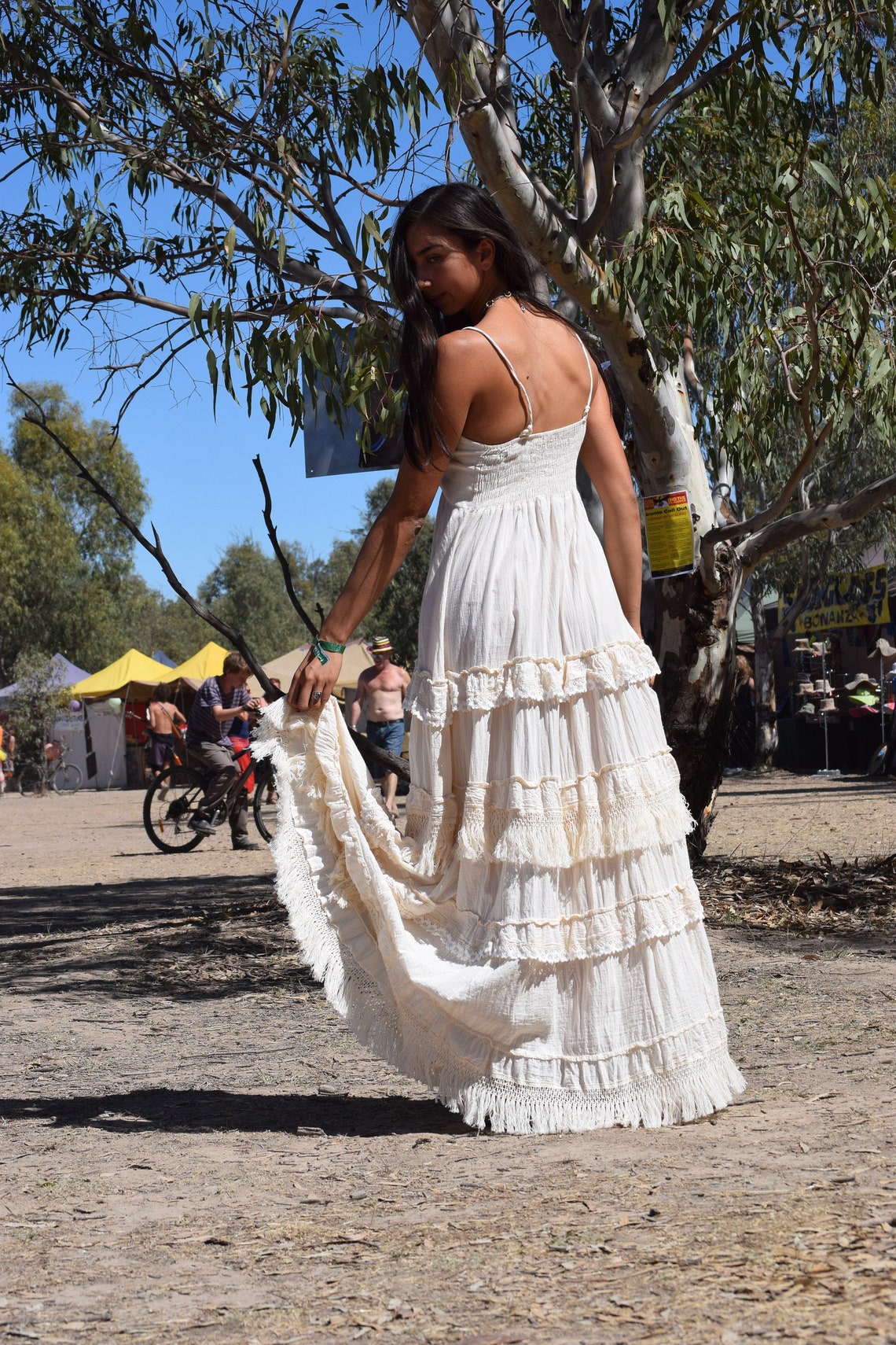 Gypsy Rose Maxi Dress Beach Wedding Festival Gypsy Hippie | Etsy