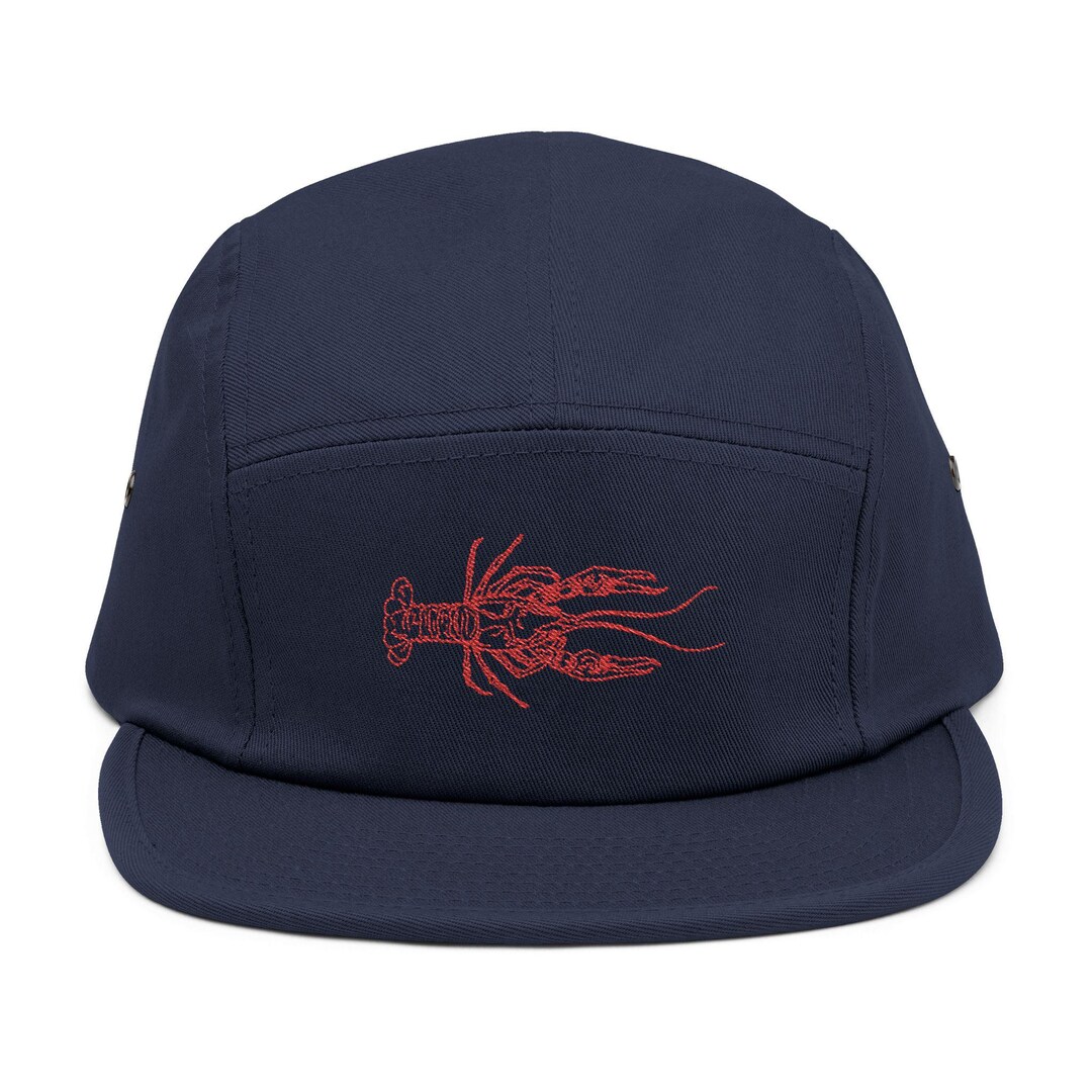 Louisiana Crawfish 5 Panel Cap, Embroidered Hat for Seafood Festivals ...