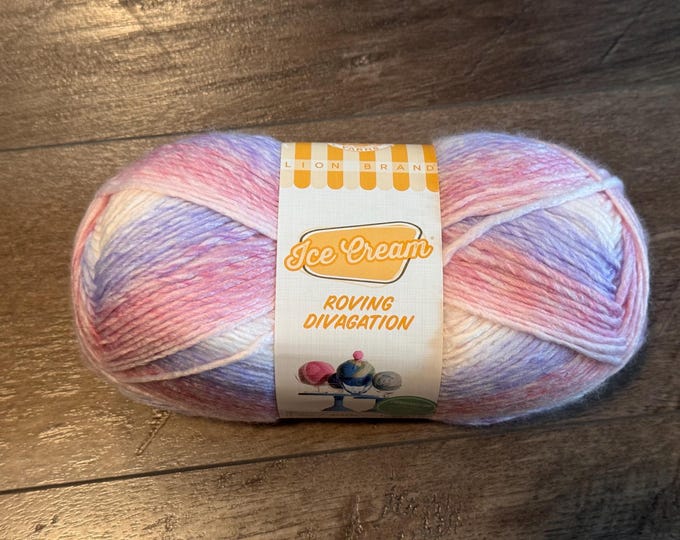 Lion Brand Ice Cream Roving Yarn - Shirley Temple - Etsy