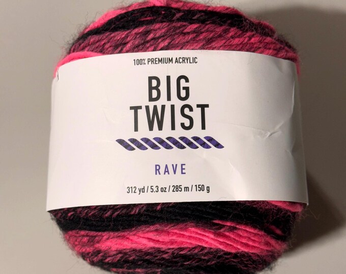 Big Twist Rave Yarn - Scene Queen - Etsy