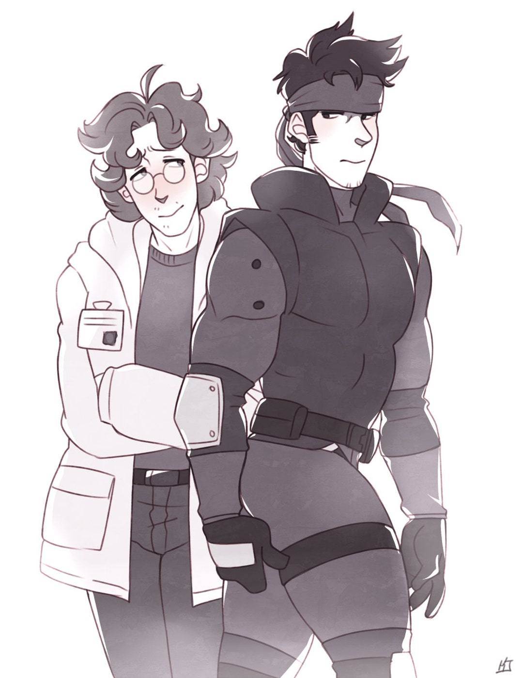 Metal Gear Solid - Snake&otacon Approx 8x10" Poster - Etsy