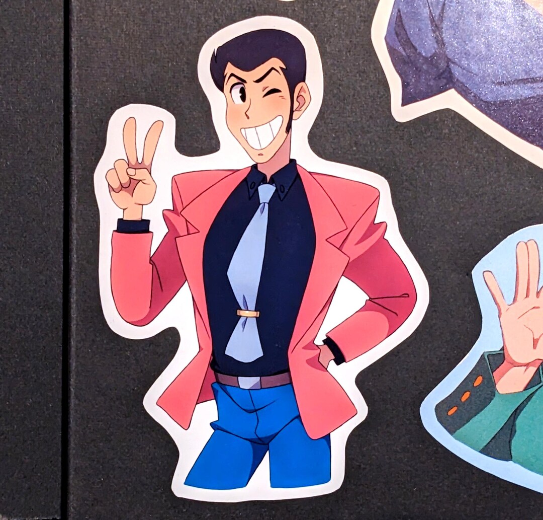 Lupin III 3.5" Weatherproof Decal Sticker - Etsy