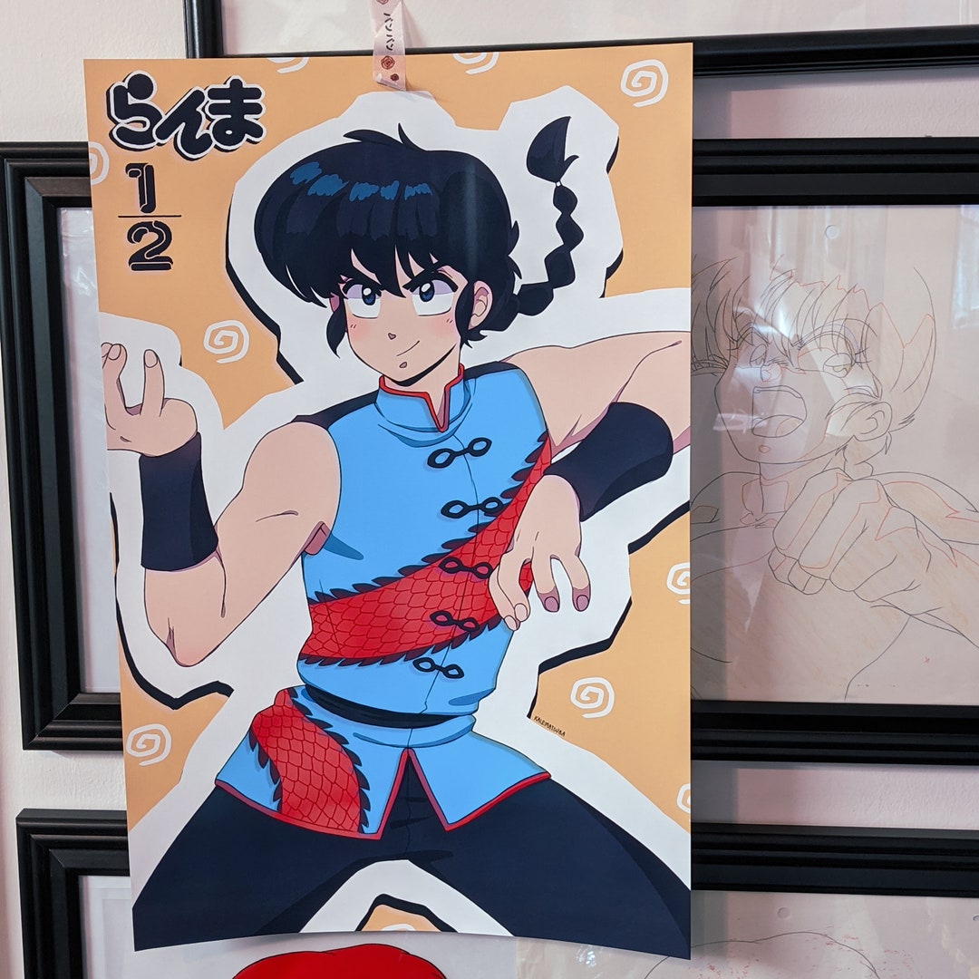 Ranma 1/2 Ranma Saotome 11x17 Poster Art Print - Etsy