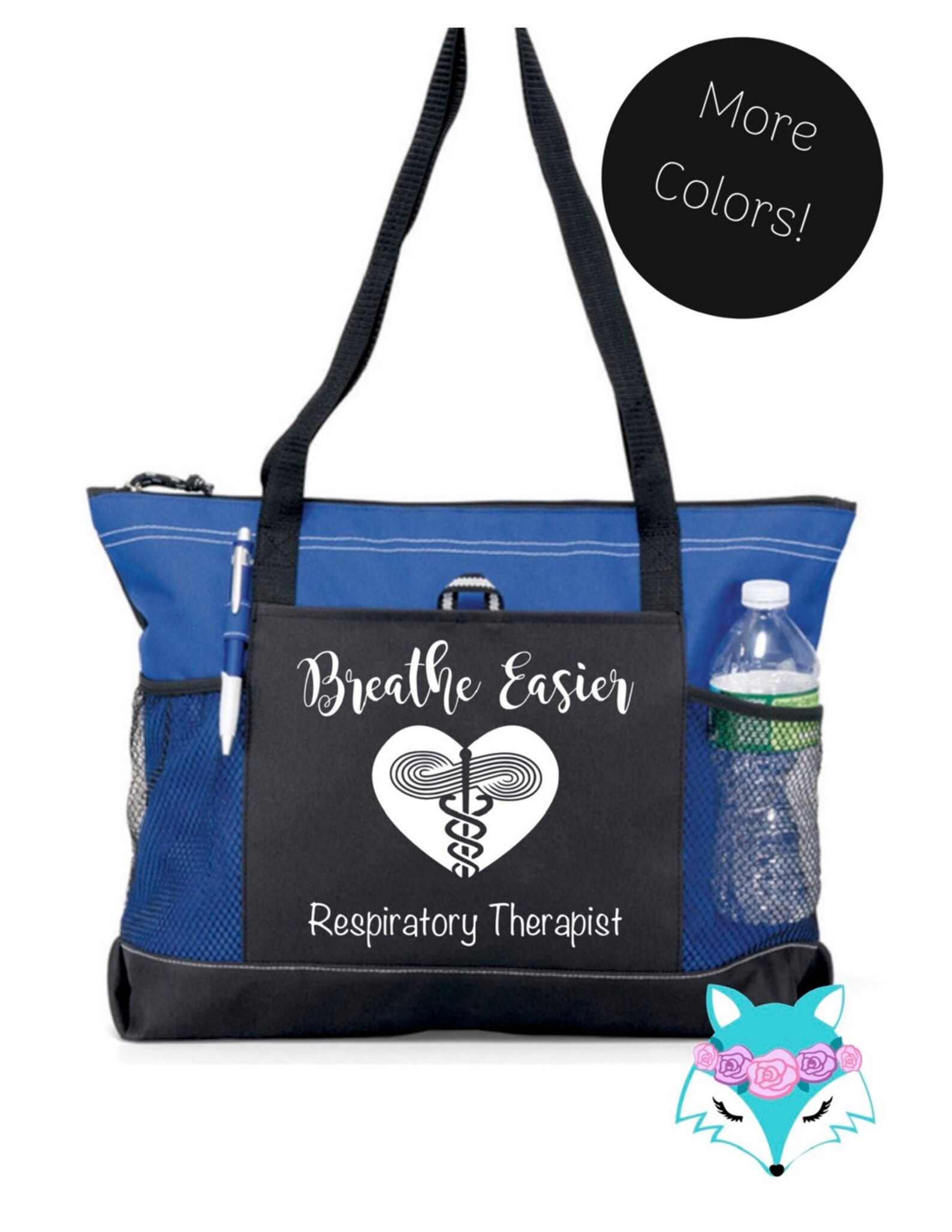 Respiratory Therapy Therapist Tote Bag, Breathe Easier, RT Gift, AARC ...