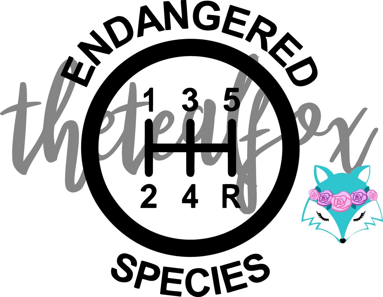 5 Speed Gear Stick Shift Car Vinyl Decal Manual Endangered - Etsy