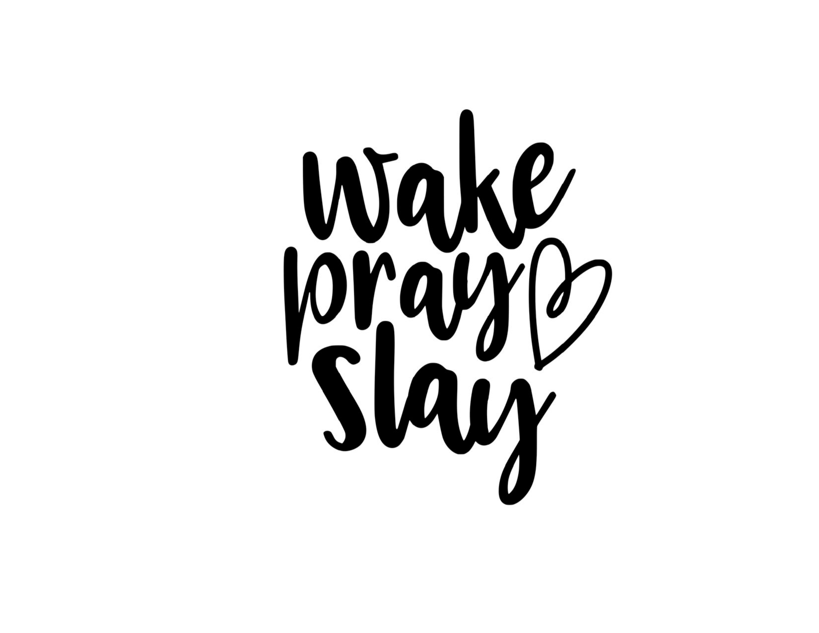 Wake Pay Slay Vinyl Decal Car Decal Laptop Decal Window | Etsy