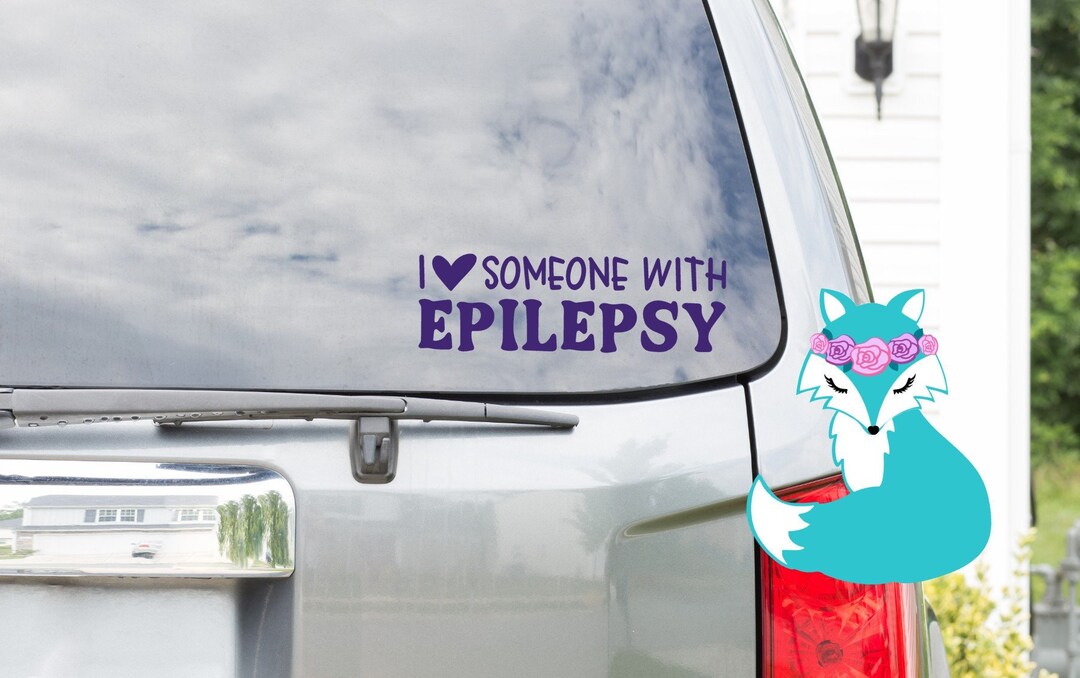 I Love Someone With Epilepsy Vinyl Decal | Car Decal | Awareness ...