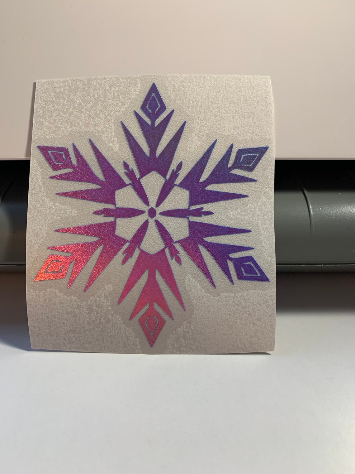 Holographic Disney Frozen Snowflake Vinyl Decal Car Decal - Etsy