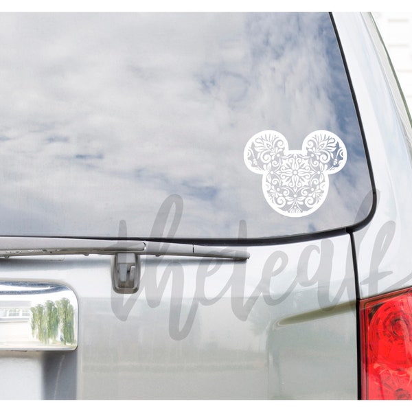 Mickey Mouse Car Decal - Etsy Canada